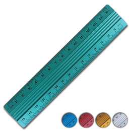 Régua Metálica em Alumínio 15 cm [LP/48660] : JOSÉ FIGUEIRA - IMPORT ...